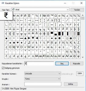 Klavyede Hindistan Rupisi işareti nasıl yapılır? | Sistem ve Ağ ...
