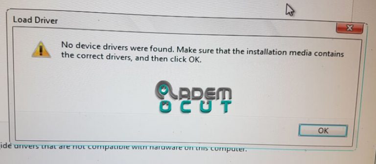 no device drivers were found sorunu ve çözümü | Sistem ve Ağ Uzmanlığı ...