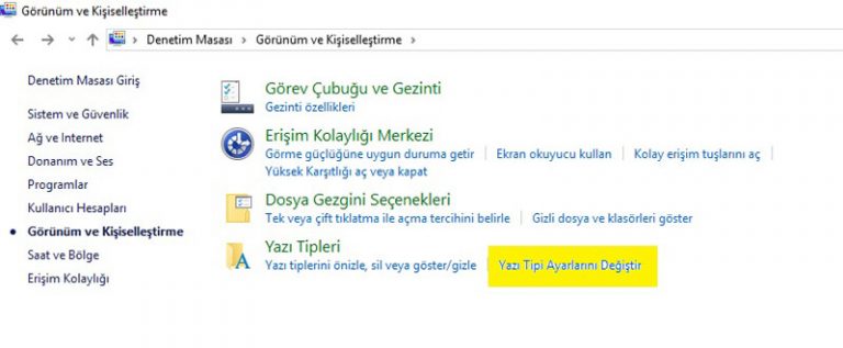 Windows 10 varsayılan yazı tipini geri yükleme | Sistem ve Ağ Uzmanlığı ... Windows 10 varsayılan yazı tipini geri yükleme | Sistem ve Ağ Uzmanlığı ...